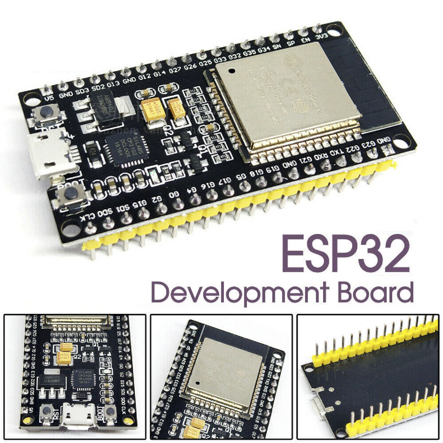 ESP-32 ESP32S Development Board 2.4GHz WiFi+Bluetooth Antenna Module ...