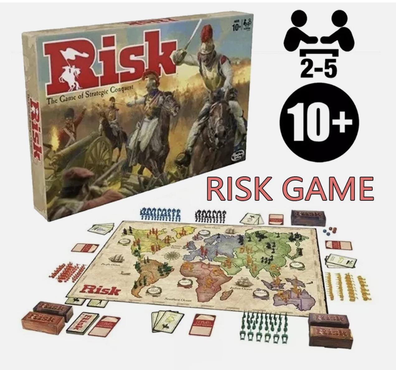 Risk Board Game Party Card Games Cards – technsave