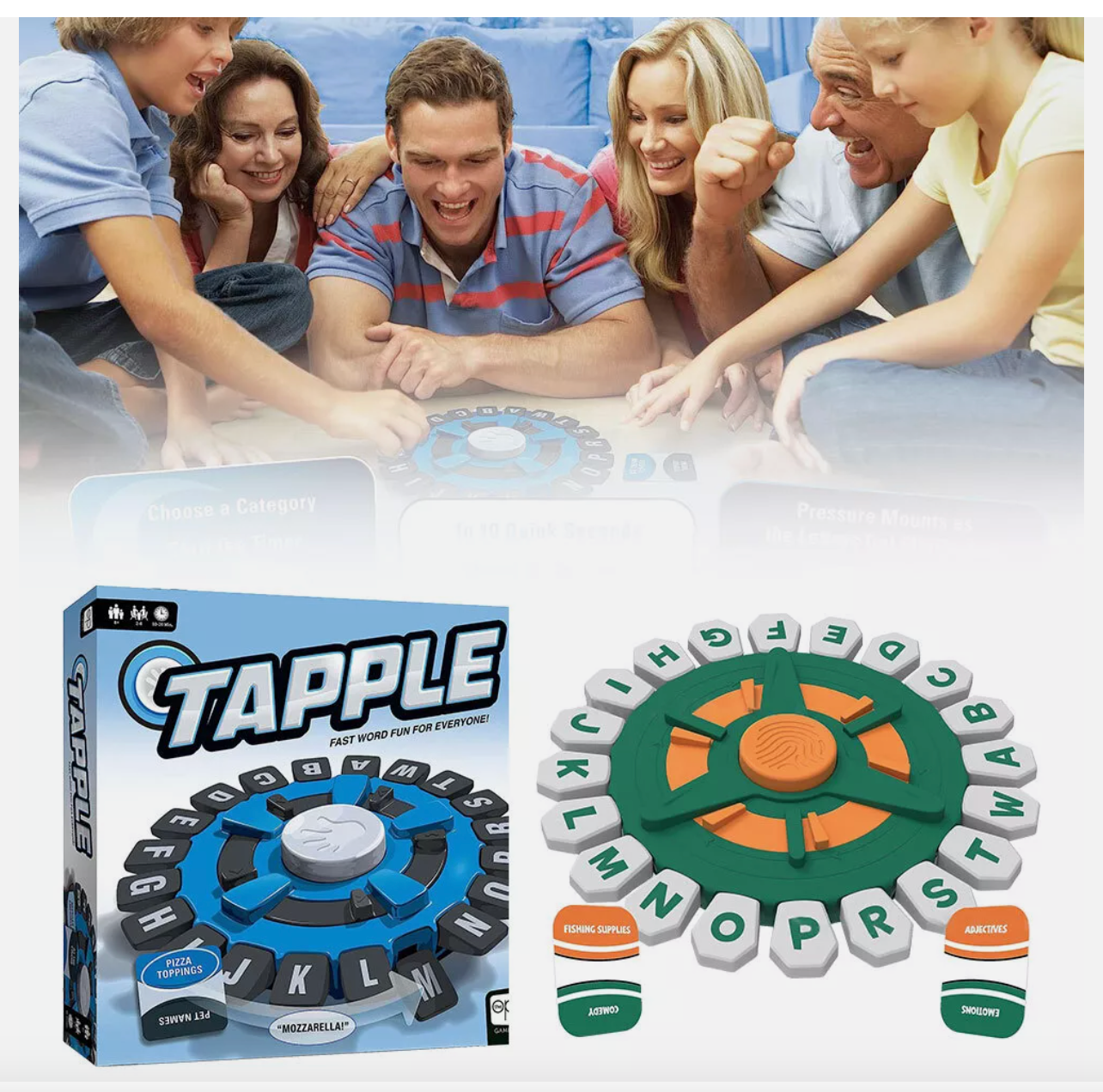 Tapple Board Game | 2-10 Players | 30 Mins | Ages 8+ FREE SHIPPING ...