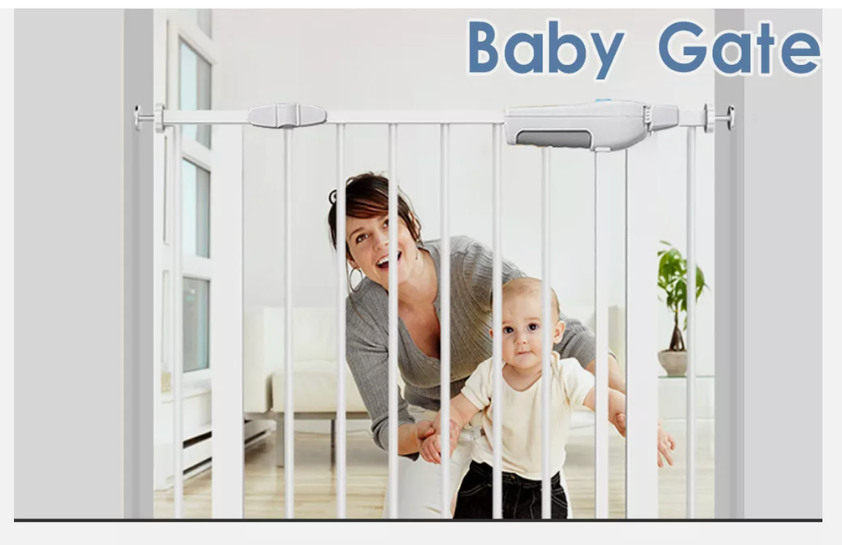 Baby Pet Child Kid Safety Security Gate Stair Barrier Door – technsave