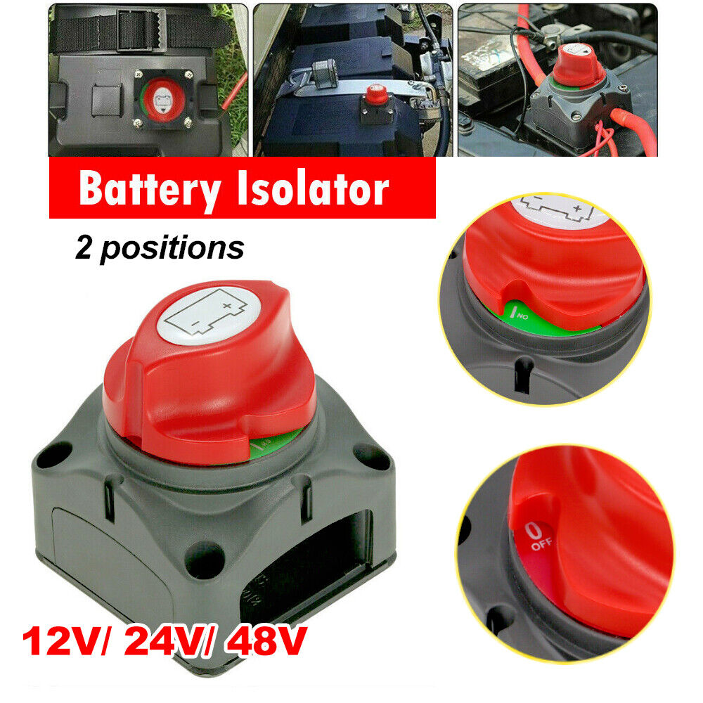 12V/24V/48V Battery Master Disconnect Switch Boat Marine Caravan Isola ...