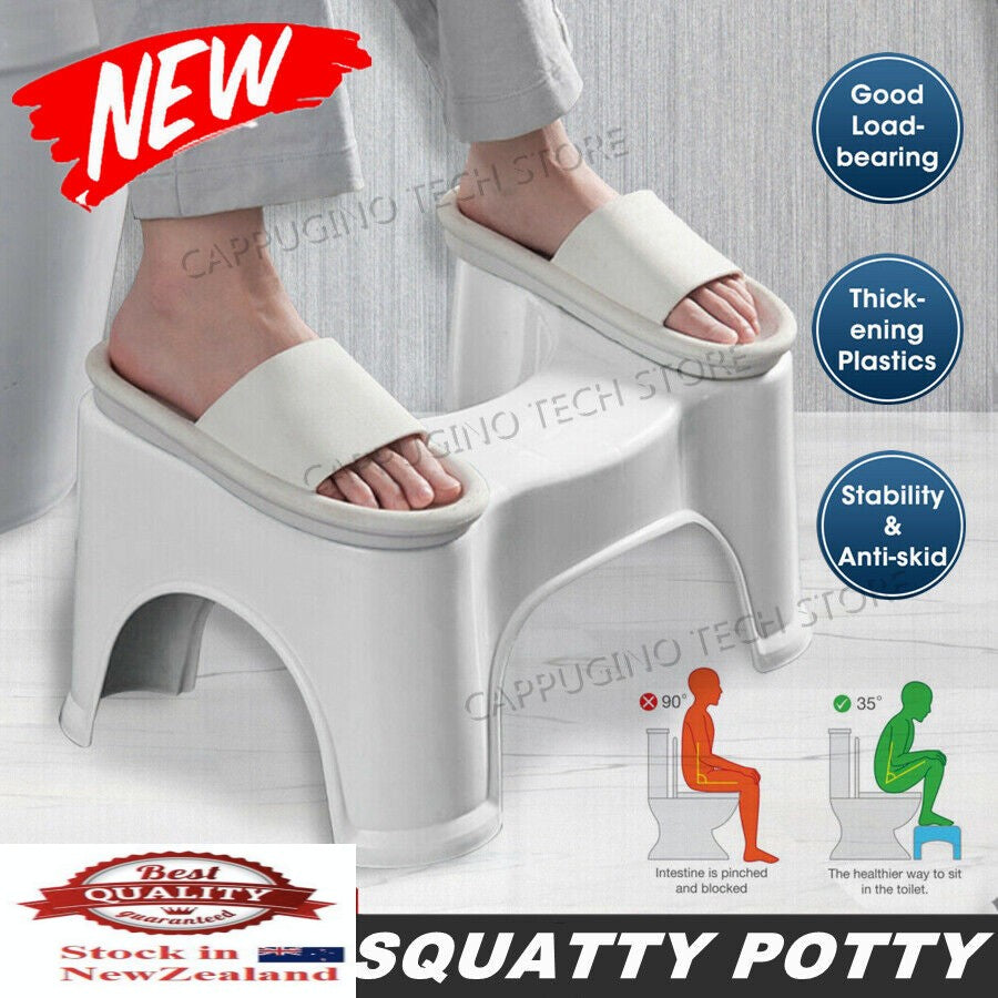 Sit & Squat Squatty Potty Stool Eco Toilet Step Stool Healthy Colon Ba ...